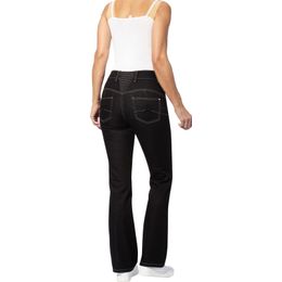 WITT Damen Bootcut-Jeans mit Push up-Effekt, black-denim, Gr&ouml;&szlig;e 38
