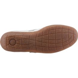Aco Damen Ballerina mit Leder-Wechselfu&szlig;bett, wei&szlig;, Gr&ouml;&szlig;e 41