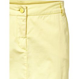 Heine Witt Damen Sommerrock im Chino-Style, gelb, Gr&ouml;&szlig;e 34