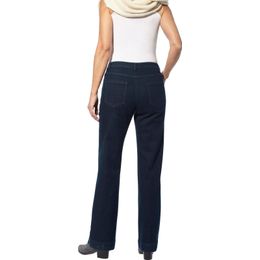 WITT Damen Jeans mit weitem Bein, dark blue, Gr&ouml;&szlig;e 25