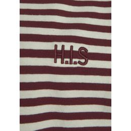 H.I.S. H.I.S Damen Pyjama, bordeauc, Gr&ouml;&szlig;e 48/50