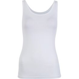 w&auml;schepur w&auml;schepur Damen Achseltop mit breiten Tr&auml;gern, 3 St&uuml;ck wei&szlig;, Gr&ouml;&szlig;e 44/46