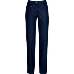 COSMA Damen Gerade Jeans mit Bauch-weg-Effekt, blue-stone-washed, Gr&ouml;&szlig;e 36