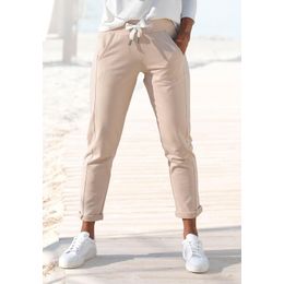 ELBSAND Damen Sweathose, Braun, Gr. S (36), Hosen, Material: Baumwolle