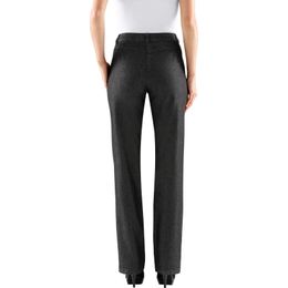 COSMA Damen Gerade Jeans mit Bauch-weg-Effekt, schwarz, Gr&ouml;&szlig;e 22