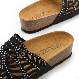 Lascana Damen Pantolette, schwarz, Gr&ouml;&szlig;e 41