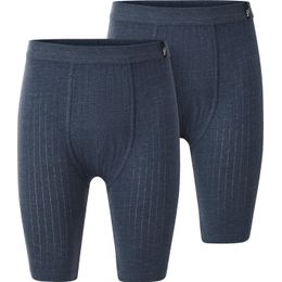 w&auml;schepur men Herren Hose knielang, dunkelblau-meliert, Gr&ouml;&szlig;e 6