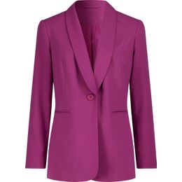 WITT Damen Blazer in langer Form, magenta, Gr&ouml;&szlig;e 44