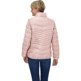 WITT Damen Steppjacke mit abzippbaren &Auml;rmeln, puder, Gr&ouml;&szlig;e 44