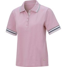 WITT Damen Poloshirt in Pikee-Qualit&auml;t, ros&eacute;, Gr&ouml;&szlig;e 42