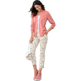 WITT Damen Druckhose inklusive Flecht-G&uuml;rtel, schilf-ecru-bedruckt, Gr&ouml;&szlig;e 21