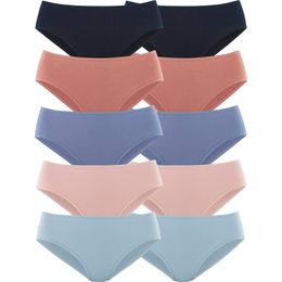 Damen Jazz-Pants Slips, Orange, Gr. 40/42, petite fleur by Lascana, Unterhosen, Material: Baumwolle