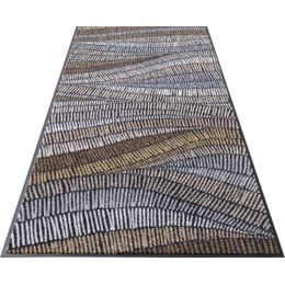 wash+dry by Kleen-Tex Fu&szlig;matte, natur-grau, Gr&ouml;&szlig;e 75x190 cm - L&auml;ufer