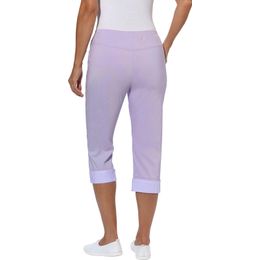 WITT Damen Caprihose in Schlupfform, flieder, Gr&ouml;&szlig;e 44