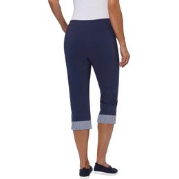 WITT Damen Caprihose in Schlupfform, marine, Gr&ouml;&szlig;e 38