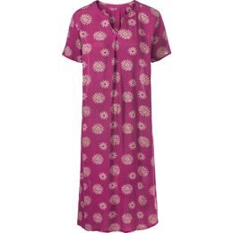 WITT Damen Druckkleid mit Nahttaschen, erika-sesam-bedruckt, Gr&ouml;&szlig;e 24