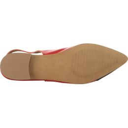 Heine Slingballerina, Rot, Gr. 39, Damen, Ballerinas, Material: Ziegenleder