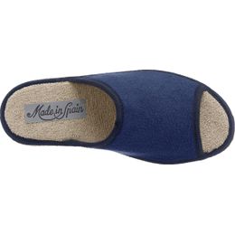Heine Damen Pantoffel, Bunt, Gr. 42, Hausschuhe, Material: Textil