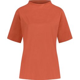 Heine Damen Kurzarmshirt, Orange, Gr. 44, T-Shirts, 100% Baumwolle