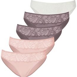 Vivance Damen Bikinislip, ros&eacute;, taupe, creme, Gr&ouml;&szlig;e 32/34
