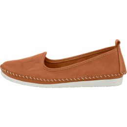 Andrea Conti Damen Slipper, cognac, Gr&ouml;&szlig;e 39