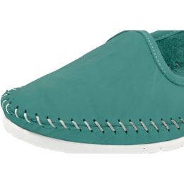 Andrea Conti Damen Slipper, t&uuml;rkis, Gr&ouml;&szlig;e 43