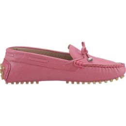 Andrea Conti Damen Mokassin, Rosa, Gr. 39, Mokassins & Slippers, Material: Rindsleder