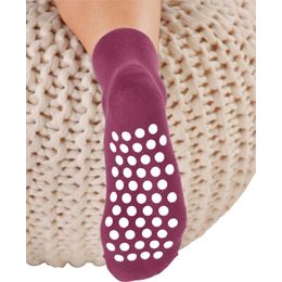 w&auml;schepur w&auml;schepur Damen ABS-Socken, beere, Gr&ouml;&szlig;e 35-38