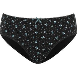 petite fleur by Lascana Damen Jazz-Pants Slips, schwarz, petrol, Gr&ouml;&szlig;e 32/34
