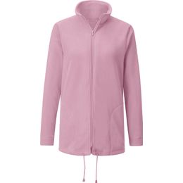 WITT Damen Fleecejacke Kordeldurchzug am Saum, ros&eacute;, Gr&ouml;&szlig;e 22