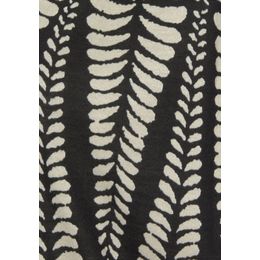 Lascana Damen Jerseykleid, schwarz-sand bedruckt, Gr&ouml;&szlig;e 44