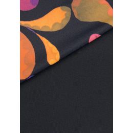 Vivance Damen Badeanzug, schwarz bedruckt, Gr&ouml;&szlig;e 44A/B