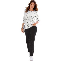 WITT Damen Samthose mit Formbund, graphit, Gr&ouml;&szlig;e 52