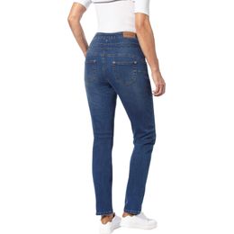 WITT Damen Jeans mit 3-Knopf- und Rei&szlig;verschluss, blue-stone-washed, Gr&ouml;&szlig;e 19