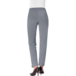 WITT Damen Jerseyhose mit Ziersteinchen an den Taschen, grau, Gr&ouml;&szlig;e 24