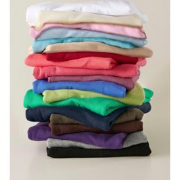 Heine Witt Damen V-Ausschnitt-Pullover aus reiner Baumwolle, royalblau, Gr&ouml;&szlig;e 48