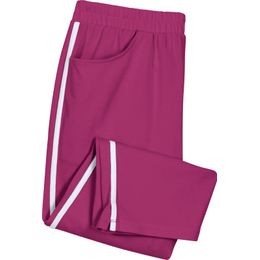 WITT Damen Caprihose mit Kontrast-Paspelierung, malve, Gr&ouml;&szlig;e 40