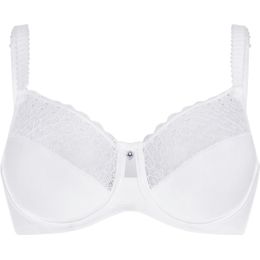 Sassa Mode Sassa Damen Body mit B&uuml;gel mit seitlicher St&auml;bchen-Vest&auml;rkung, wei&szlig;, Gr&ouml;&szlig;e 100E
