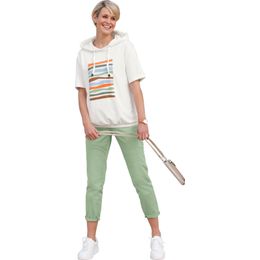 WITT Damen Jeans mit Tunnelzug und Bindeband, eucalyptus, Gr&ouml;&szlig;e 56