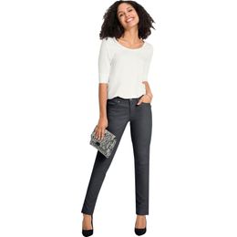 WITT Damen Jeans mit Rei&szlig;verschluss am Bein, schwarz, Gr&ouml;&szlig;e 19