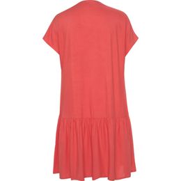 s.Oliver Blusen-Kleid, Rot, Gr. 44, Damen, Strandkleider, Material: Viskose