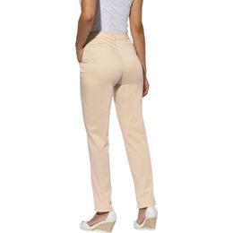 WITT Damen Chinohose mit Satin-Glanz, sand, Gr&ouml;&szlig;e 46