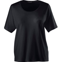 Catamaran Sports Damen Sportshirt mit Stickerei, schwarz + pink, Gr&ouml;&szlig;e 52/54