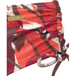 Lascana Damen Bikini-Hose, rot bedruckt, Gr&ouml;&szlig;e 36