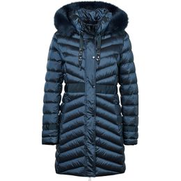 Manisa Damen Daunenjacke in Stepp-Qualit&auml;t, rauchblau, Gr&ouml;&szlig;e 46