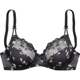 Nuance by Lascana Damen B&uuml;gel-BH, schwarz, Gr&ouml;&szlig;e 105F