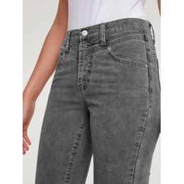 Heine Damen Cordhose, Grau, Gr. 48, Gerade Hosen, Material: Baumwolle