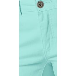 Heine Damen Bauchweg-Hose, Blau, Gr. 48, Capri-Hose, Material: Baumwolle