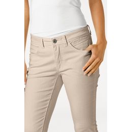 Heine Damen Bauchweg-Hose, Braun, Gr. 44, Capri-Hose, Material: Baumwolle