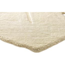 HEINE HOME Witt Hochflorteppich, offwhite, Gr&ouml;&szlig;e 110x140 cm - Blattform